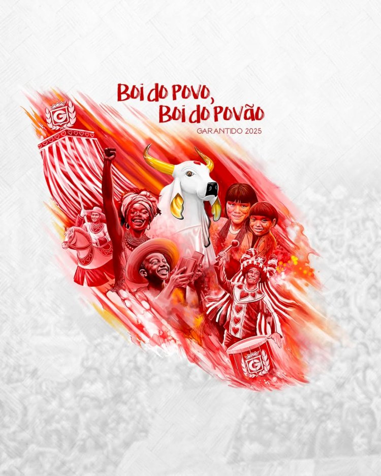 Boi Garantido apresenta arte oficial de 2025 - Rádio Garantido